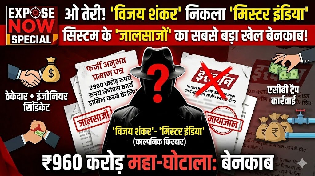 EXPOSE NOW SPECIAL: जल जीवन मिशन महा-घोटाला ओ तेरी! 'विजय शंकर' तो ...